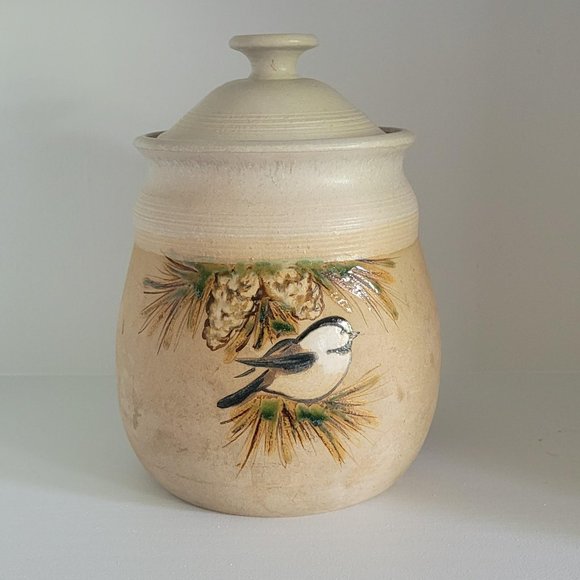 Hand Crafted | Kitchen | 9 Hand Painted Studio Pottery Songbird Croc C ...
